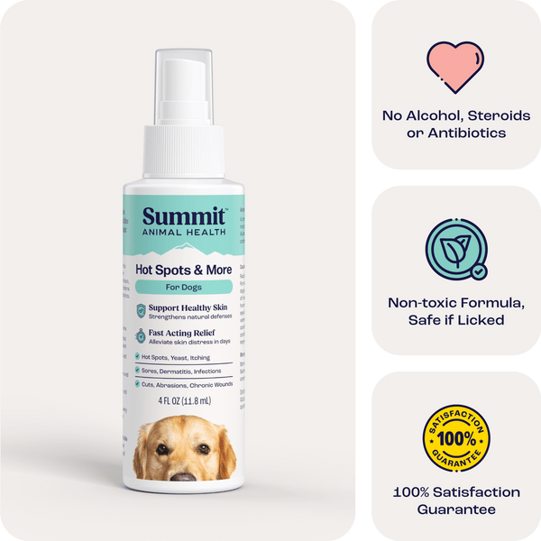 Summit Hot Spots & More Dog - Hot Spot Spray for Dogs – Summit Animal ...